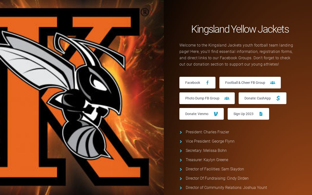 Kingsland Youth Football